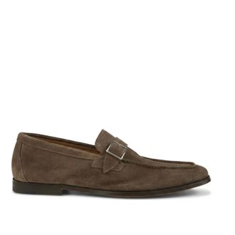 Doucal's Homme, Chaussures, Brun, Taille: 43 1/2 EU Adler Single-Buckle Loafer