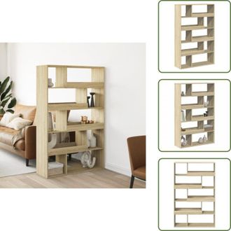 vidaXL The Living Store - vidaXL Raumteiler Sonoma-Eiche 100x33x156,5 cm Holzwerkstoff