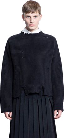 Ann Demeulemeester Folke Cropped Sweater