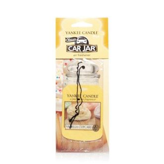 Yankee Candle Company Yankee Candle 1158159 Bougie Jarre D&eacute;sodorisante pour Voitures Cupcake Vanille Multicolore