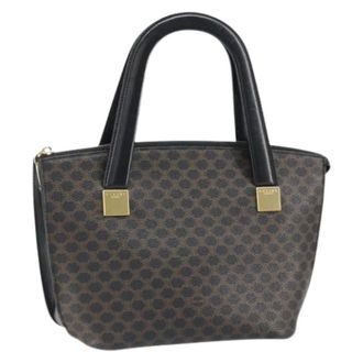 Celine Sac &agrave; main vintage en PVC Pre-owned - Femme - Pre-owned - Noir - Taille: ONE Size