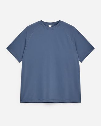 Arket ACTIVE Technisches T-Shirt -Blau