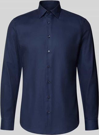 Jake*s Slim Fit Businesshemd aus reiner Baumwolle