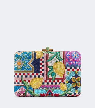 Judith Leiber Verzierte Clutch Slim Slide Ceramica