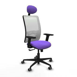 Piqueras y Crespo Idealer Arbeitsstuhl Zulema mit 2D-Armen, h&ouml;henverstellbarer Lendenwirbelst&uuml;tze und festem Kopfteil, ausgestattet mit 3 Positionen und Schneidschaum, 