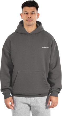 Smilodox Hoodie Herren Fortes, Oversize Kapuzen Pullover, Optimaler Sewater f&uuml;r Sport, Bequemes Sweatshirt, Langarm Hoody, Pulli Bequem und Vielseitig Kombinie