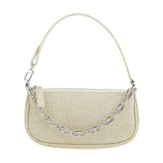 by FAR Schultertasche mit Krokodileffekt - - Bags - Damen - Beige - ONE SIZE