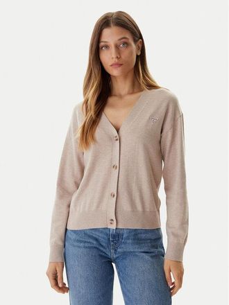 Guess Strickjacke W4BR16 Z3HO2 Beige Regular Fit