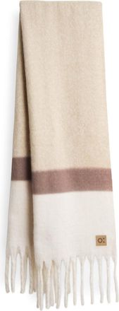 OPUS Damen Schal | ALLANIS gebrushter Schal mit Fransen macadamia, 0