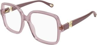 Chlo&eacute; Femme, Accessoires, Rose, Taille: 54 MM Lunettes de vue g&eacute;om&eacute;triques