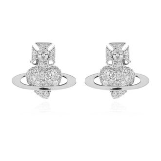 Vivienne Westwood Femme, Accessoires, Gris, Taille: ONE Size Agnatha Earrings