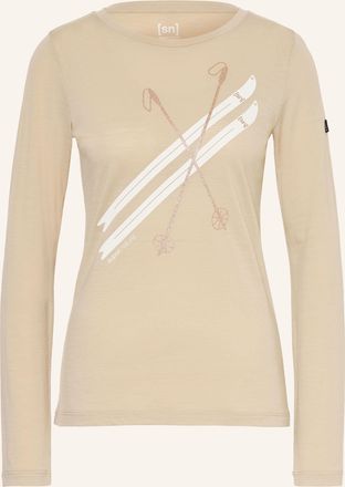 super.natural Longsleeve Kryssede weiss