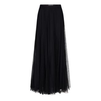 Dante6 Durchsichtiger Schwarzer T&uuml;ll Maxirock - - Skirts - Damen - Schwarzk - XS