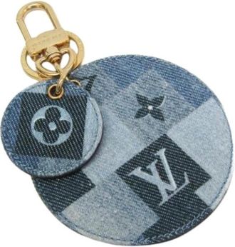 Louis Vuitton Porte-cl&eacute;s charm de sac Pre-owned M69017 - Femme - Pre-owned - Bleu - Taille: ONE Size