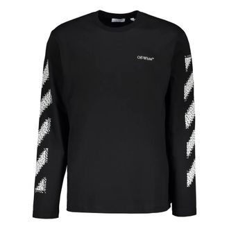 Off-white Langarm-T-Shirt - - Tops - Herren - Schwarzk - L