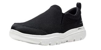 Skechers Femme DLites Resilient Baskets Tendance, Noir/Blanc, 40.5 EU