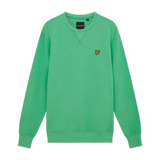 Lyle & Scott Homme, Sweatshirts et sweats à capuche, Vert, Taille: L SweaT-shirt ras du cou