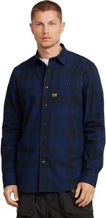 G-Star G-Star Homme Chemise Bristum 2.0 Slim, Multicolore (imperial blue bold check D23553-D412-G784), M