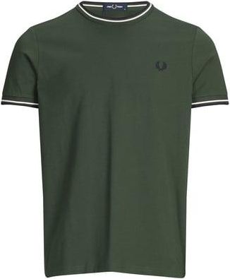 Fred Perry T-shirt uni &agrave; col rond en coton