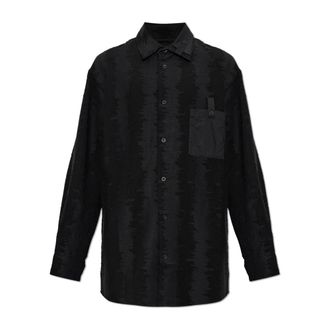 Yohji Yamamoto Chemise &agrave; poche - Homme - Chemises - Noir - Taille: 2XL