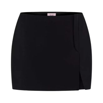 NU&Eacute; Schwarzer Minirock Slim Fit - - Skirts - Damen - Schwarzk - S