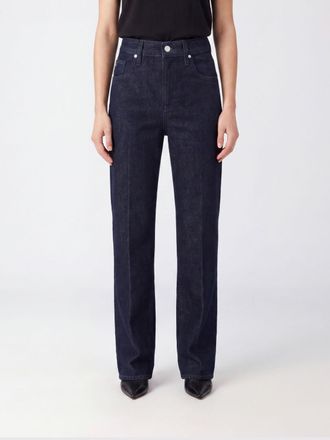 Jacob Cohen Jean droit &agrave; taille haute en denim de coton &agrave; cinq poches