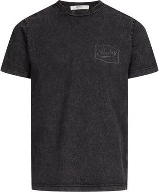 Replay T-shirt droit manches courtes en coton