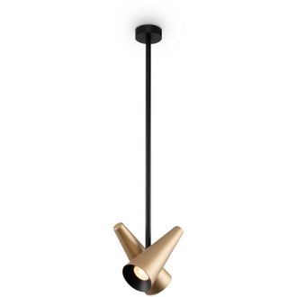 Maytoni Giro Plafonnier moderne &agrave; 2 lumi&egrave;res en laiton GU10 - Maytoni