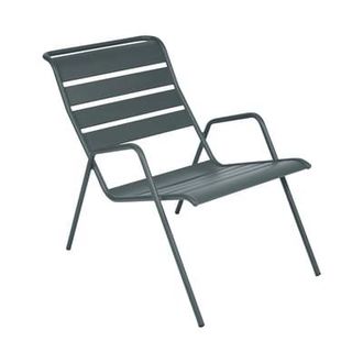 Fermob Fauteuil empilable Monceau - Gris - Acier peint - Designer Studio Fermob
