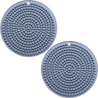 Artibetter 2 ST&Uuml;CK Silikon Hitzeschutzmatte rutschfeste Hitzebest&auml;ndige Topfunterlage und Tischuntersetzer Hitzeisolierend Langlebig Tragbar Geeignet f&uuml;r K&uuml;che u