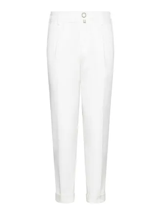 Jacob Cohen Casual Hose - Wei&szlig;