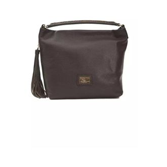 Pompei Donatella Femme, Sacs, Brun, Taille: ONE Size Donatella Leather Shoulder Bag