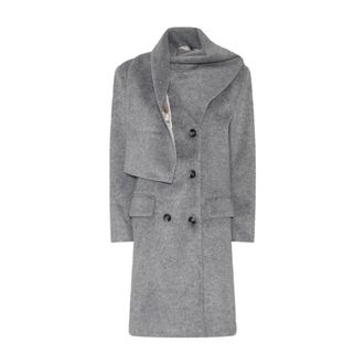 Bruuns Bazaar Double-Breasted Coats - - Coats - Damen - Grau - XL