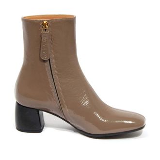 Maliparmi Vintage Ankle Boots im Used-Look - - Shoes - Damen - Braun - 38 EU