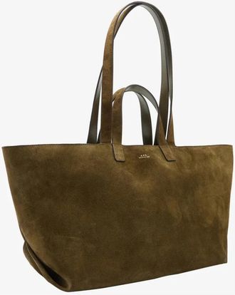A.P.C. A.p.c., Femme, Sacs, Vert, Taille: ONE Size Le Drummer Tote
