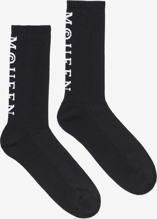 Alexander McQueen McQueen Logo Socks - Item 8375084720Q1077