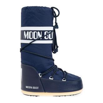 Moon Boot Icon Nylon Schneestiefel - - Shoes - Damen - Blau - 40 EU