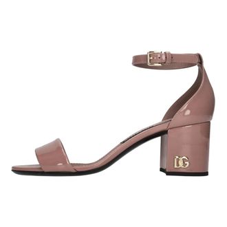 Dolce & Gabbana Keira Lack-Sandaletten - - Shoes - Damen - Rosa - 40 EU