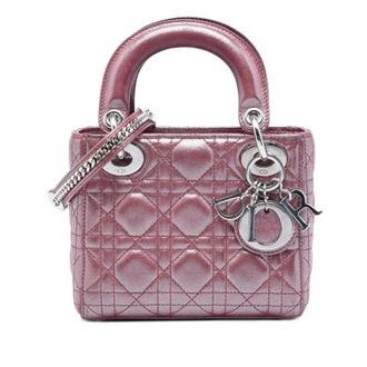 Dior Pre-owned Mini Lady - - Pre-owned - Damen - Rosa - ONE SIZE