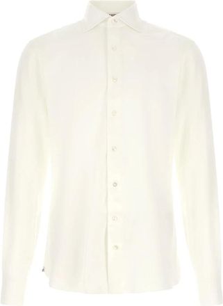 Borriello Homme, Chemises, Blanc, Taille: 3XL Casual Chemises