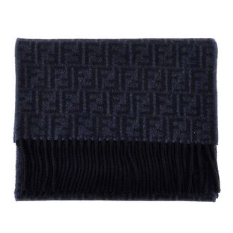 Fendi Wool and cashmere double-face scarf Man One Size