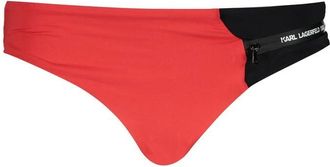 Karl Lagerfeld Femme, Maillots de bain, Rouge, Taille: 36 FR Slip de bain
