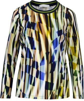 bianca Print-Shirt DAMI in coolem Aquarelle-Dessin in Trendfarben