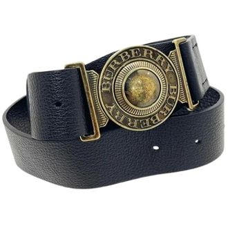 Burberry Ceinture Vintage Pre-owned - Femme - Pre-owned - Noir - Taille: ONE Size