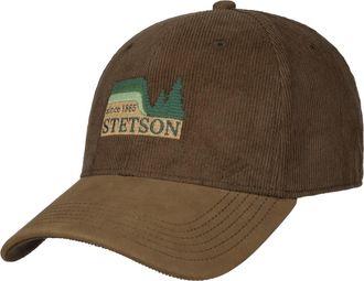 Stetson Woods Baseballcap Herren Ganzjahr braun One Size