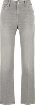 7 For All Mankind Femme, Jeans, Gris, Taille: W26 Calie Jeans droits