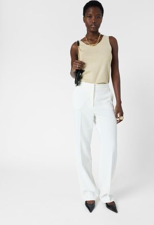 Gerard Darel Pantalon fluide au dos &eacute;lastiqu&eacute; - AELIA - Ecru