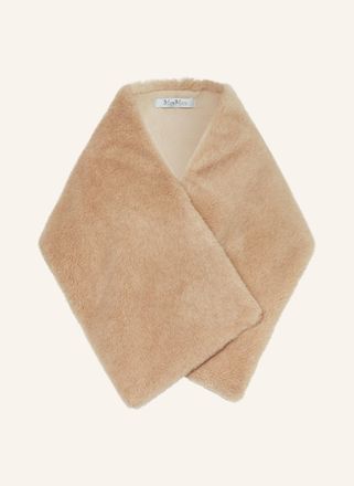 Max Mara Teddyfell-Stola Lauto Mit Alpaka beige