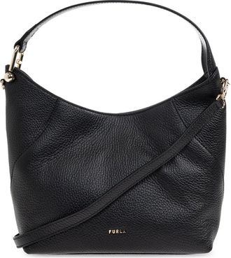 Furla Femme, Sacs, Noir, Taille: ONE Size Lara Small Hobo Handbag