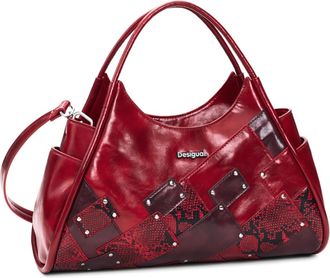Desigual Damen Glow Red Heritown 2 Tasche, rot
